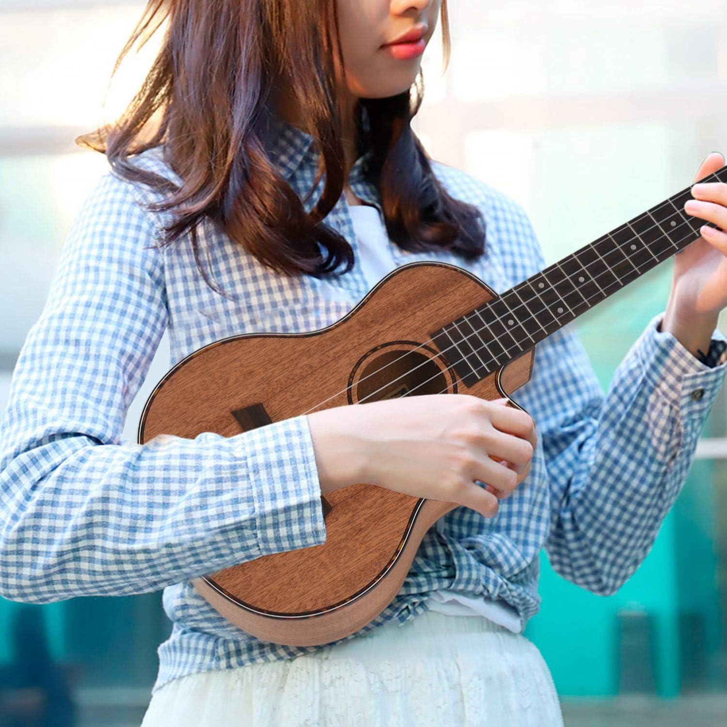Asyduey Tenor Acoustic 26 Inch Ukulele 4 Strings Guitar Travel Wood ...